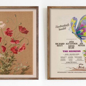 Gallery Wall Art Set, Mega Bundle, Retro Poster Set, Vintage Poster Art ...