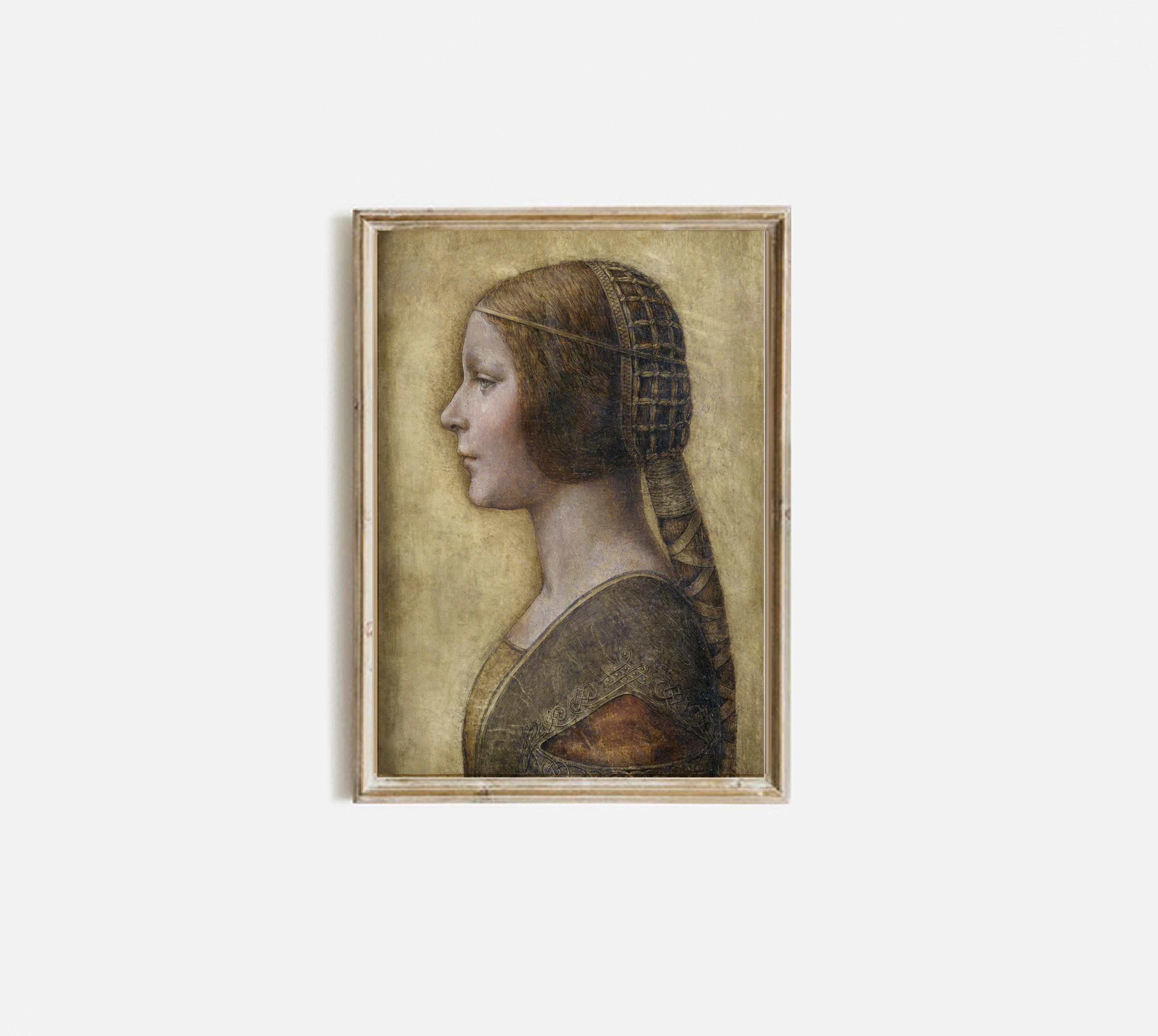 Leonardo Da Vinci Gallery Wall Print Set Famous | Etsy