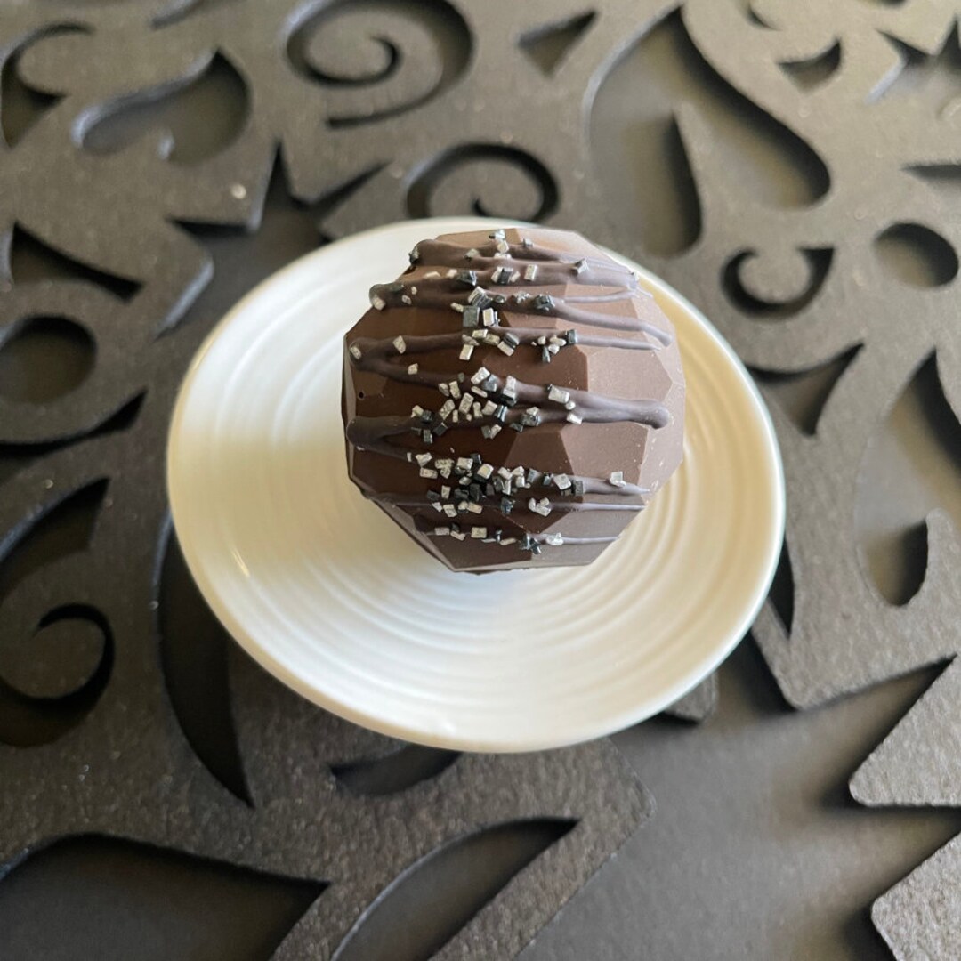 1 Dark Espresso Chocolate Coffee Bomb Individually Packaged in Clear ...