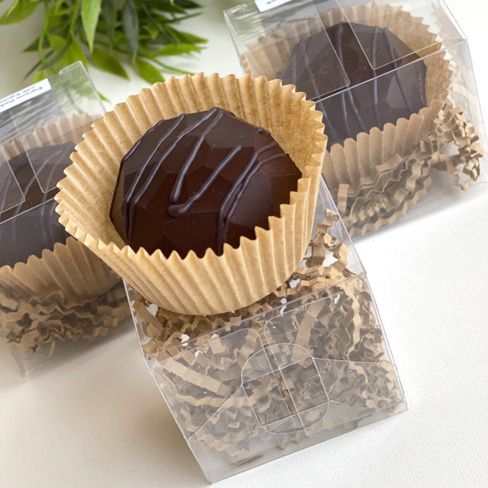 1 Dark Espresso Chocolate Coffee Bomb Individually Packaged in - Etsy