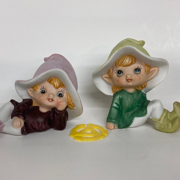 Homco Elves - Etsy