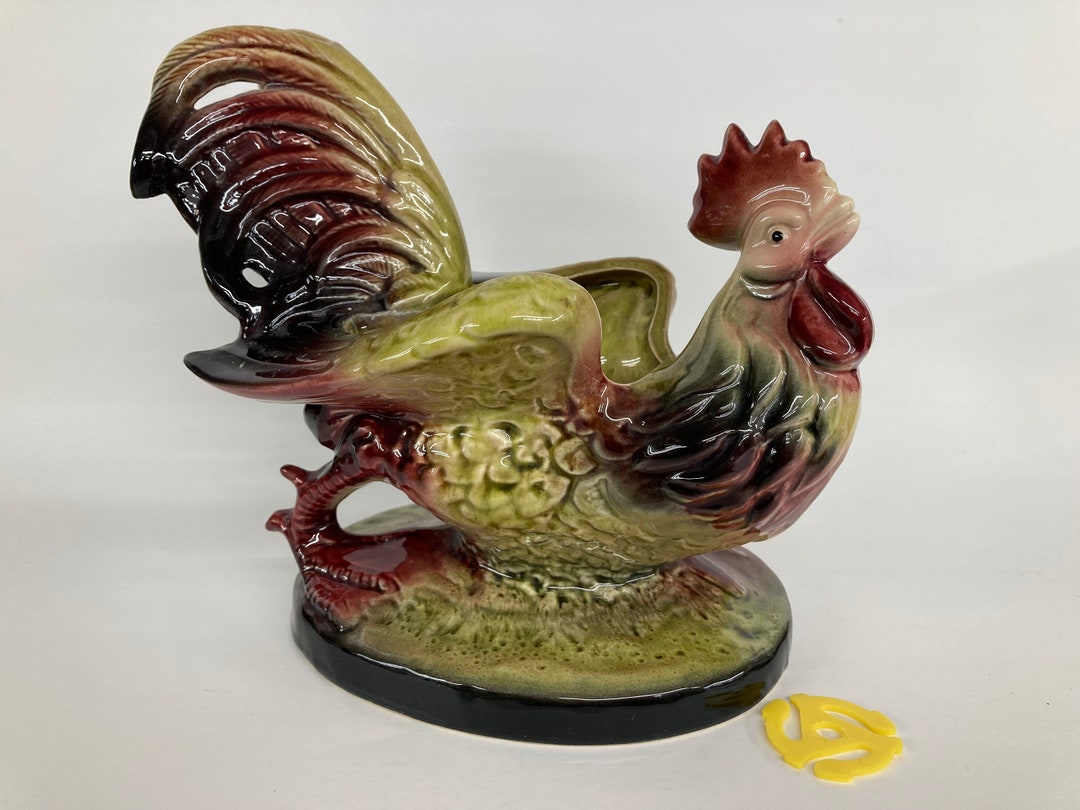 Hull Pottery Rooster Planter - Etsy