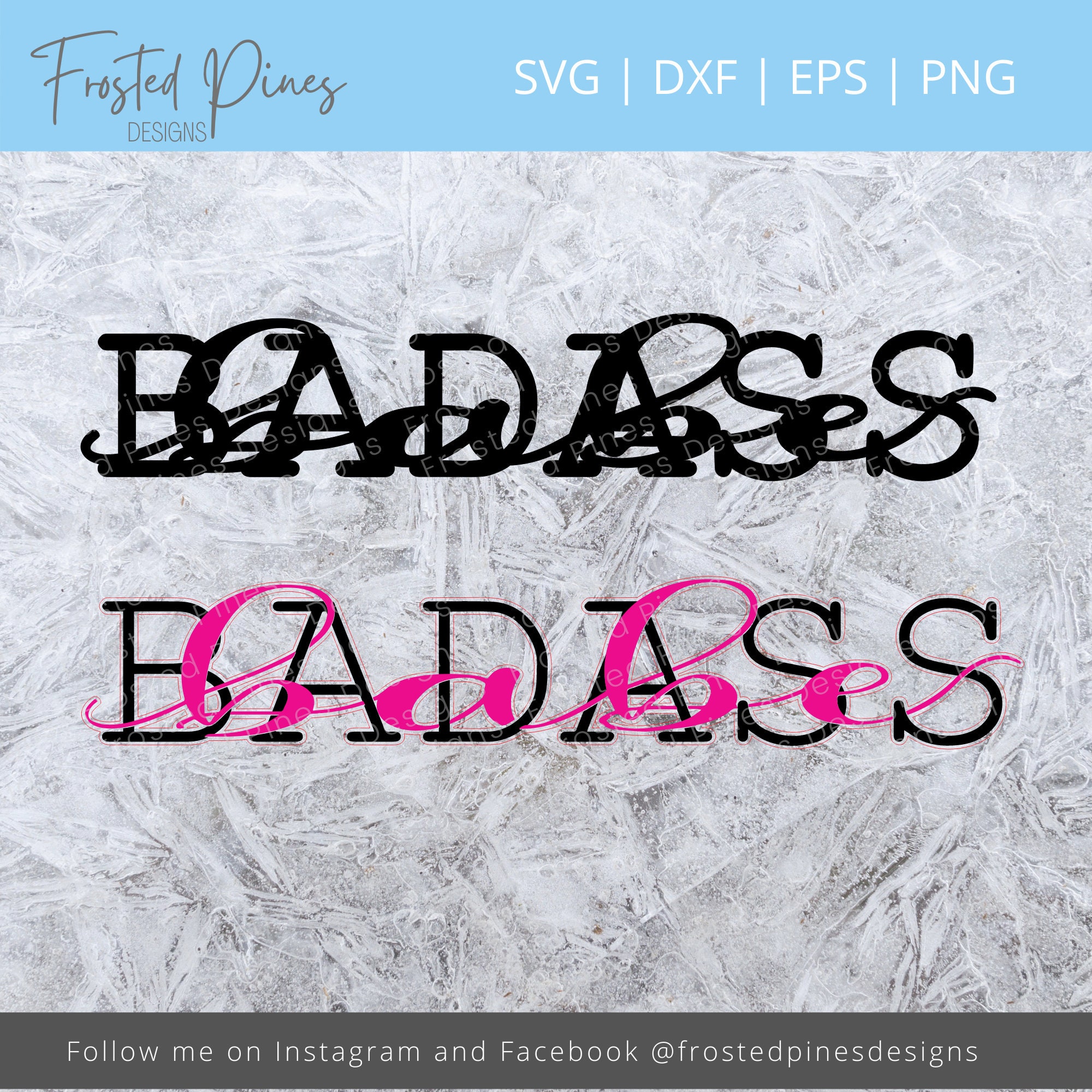 Badass Babe SVG - Badass SVG - SVG - Badass Babe - Funny Svg ...