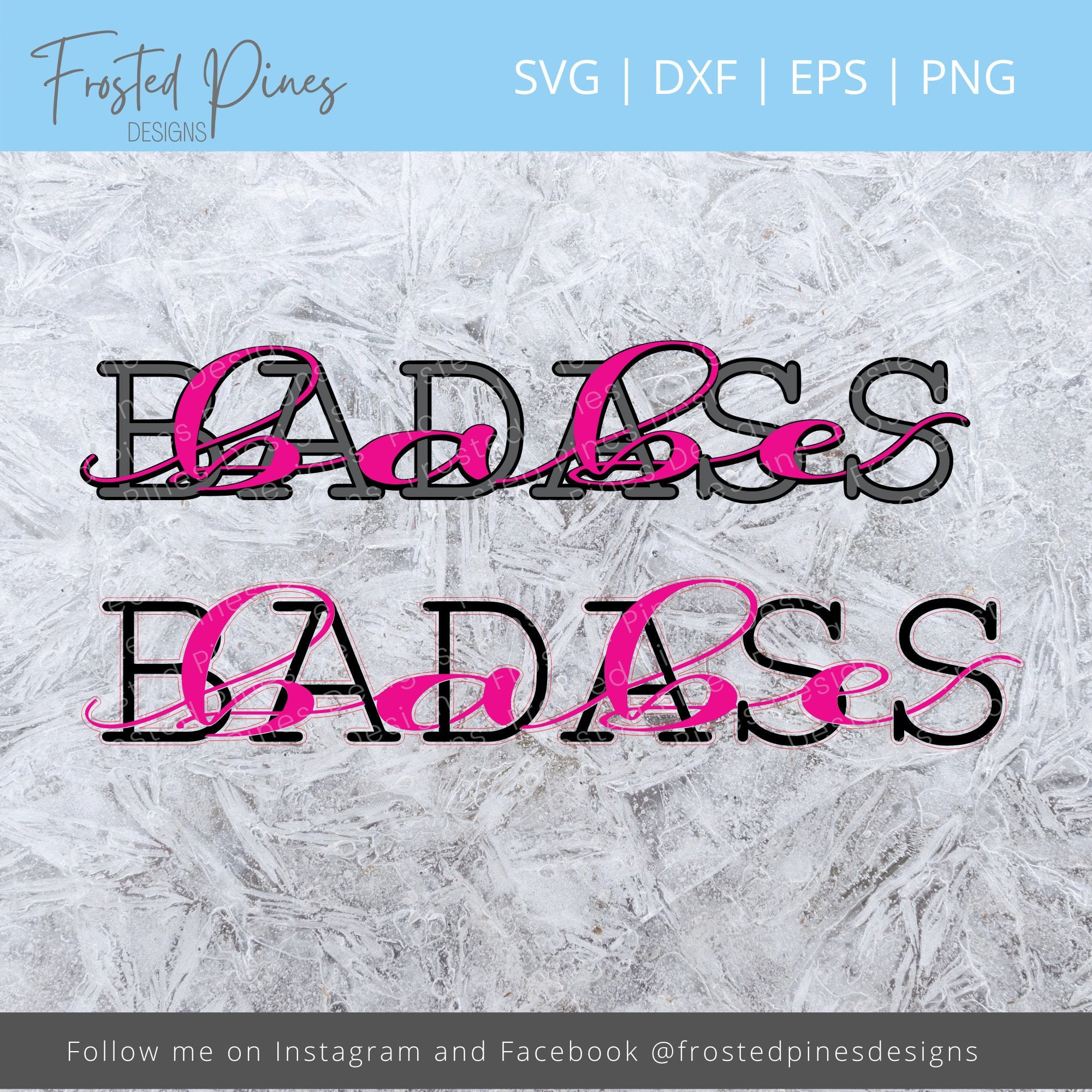 Badass Babe SVG - Badass SVG - SVG - Badass Babe - Funny Svg ...