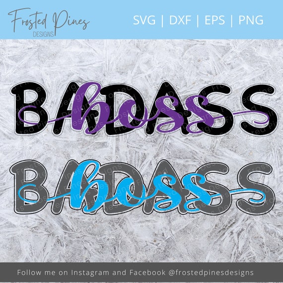 Badass Boss SVG Badass SVG SVG Badass Boss Funny Svg | Etsy