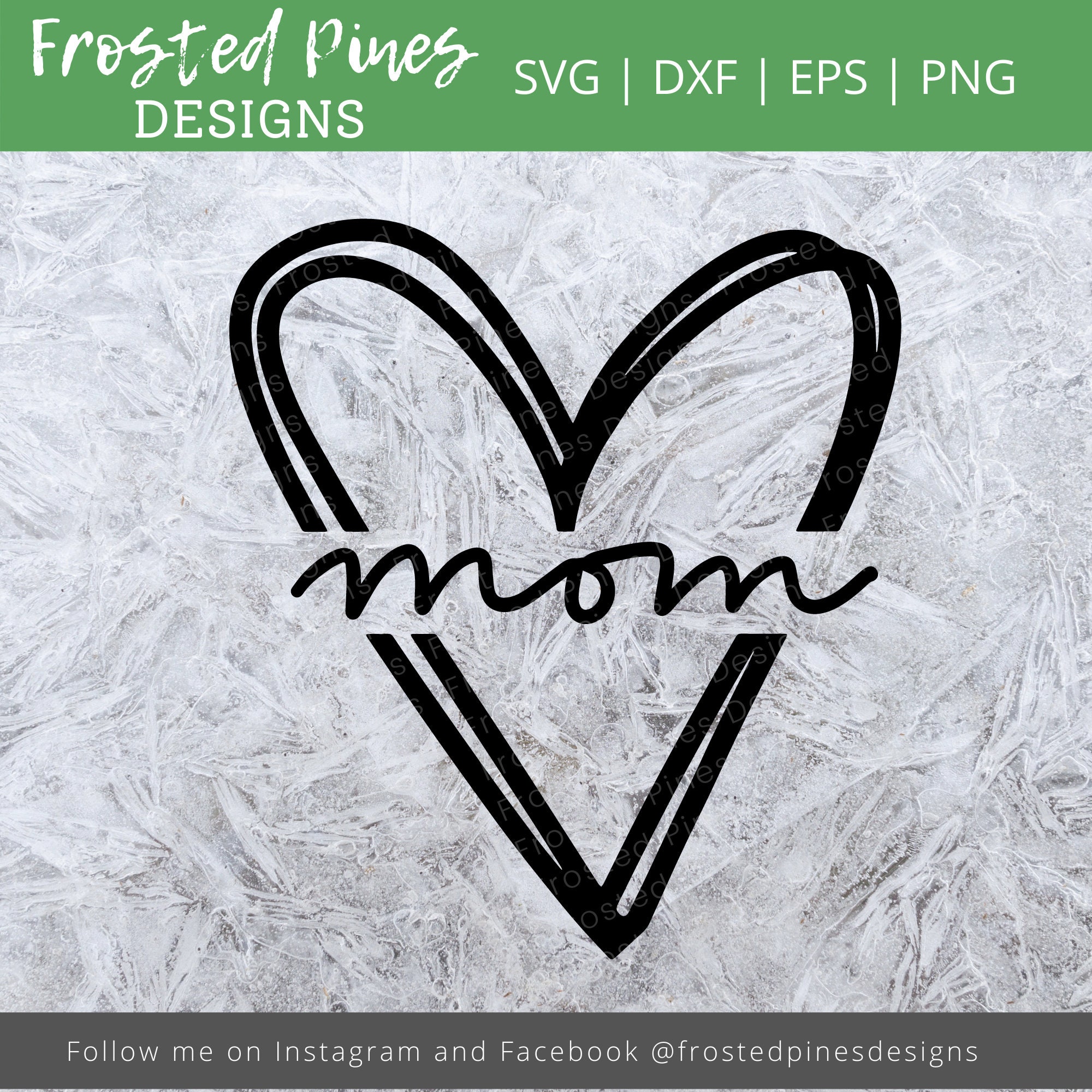 Mom Heart Svg Heart Svg Double Heart Svg Silhouette Svg - Etsy