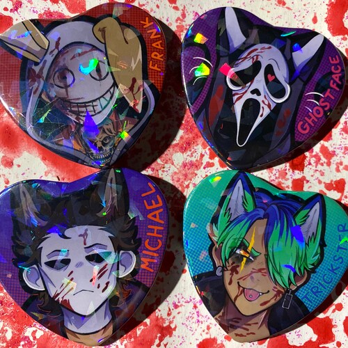 DBD Chibi Killer Buttons SLASHER Pins Halloween Badges - Etsy Ireland