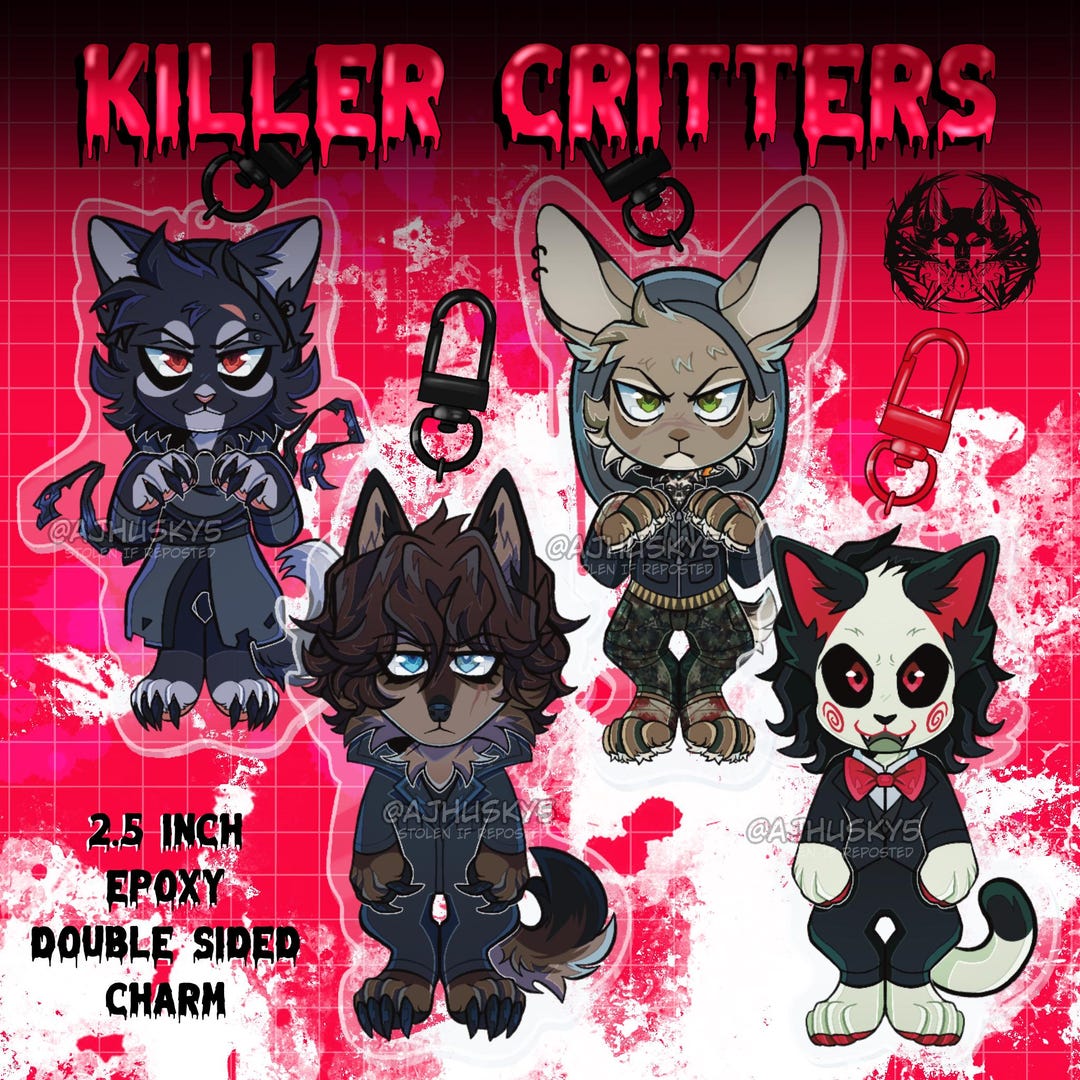 Killer Critters Acrylic Charms | DBD - Etsy
