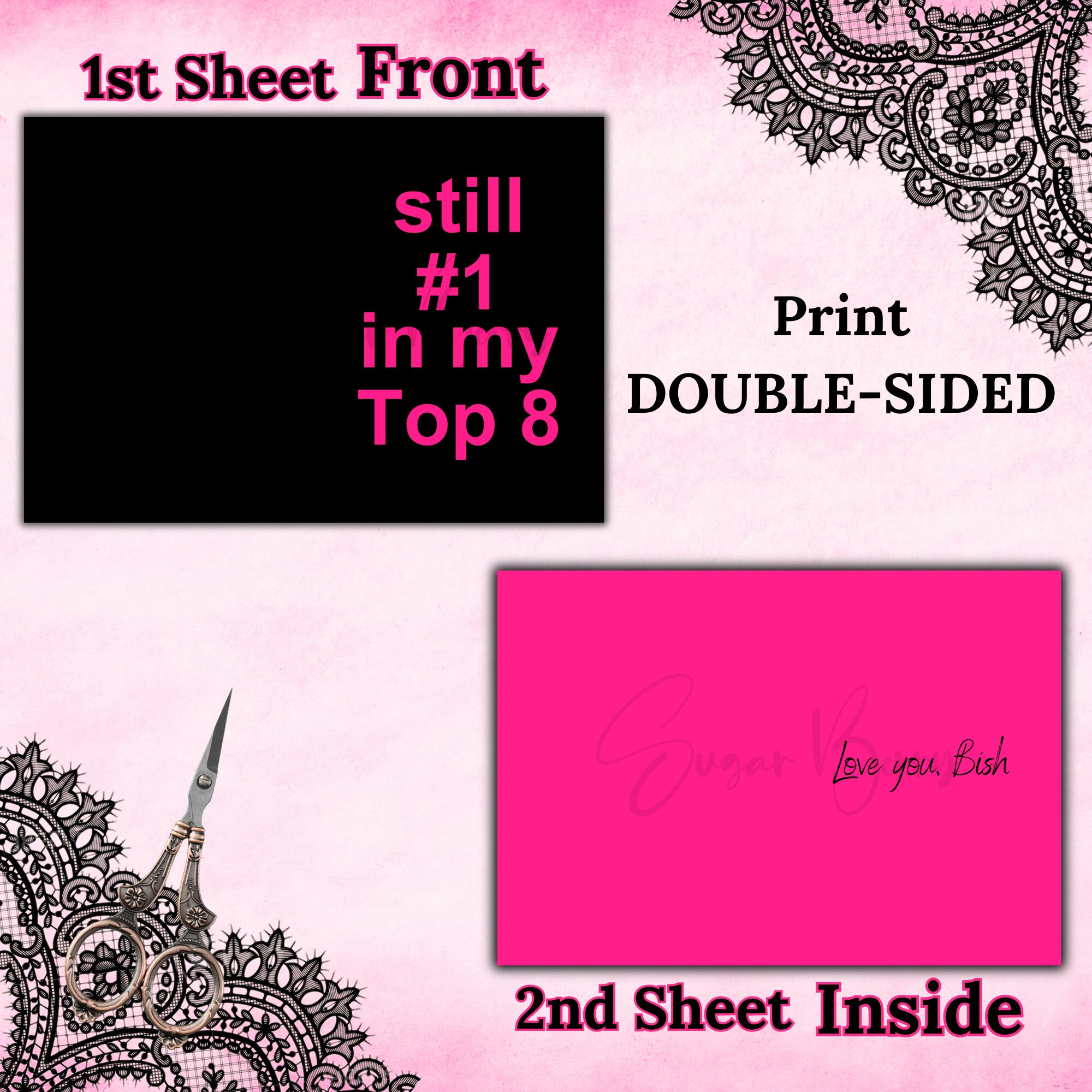 Printable Bestie Card Y2K Aesthetic Millennial Best Friend Gift BFF ...