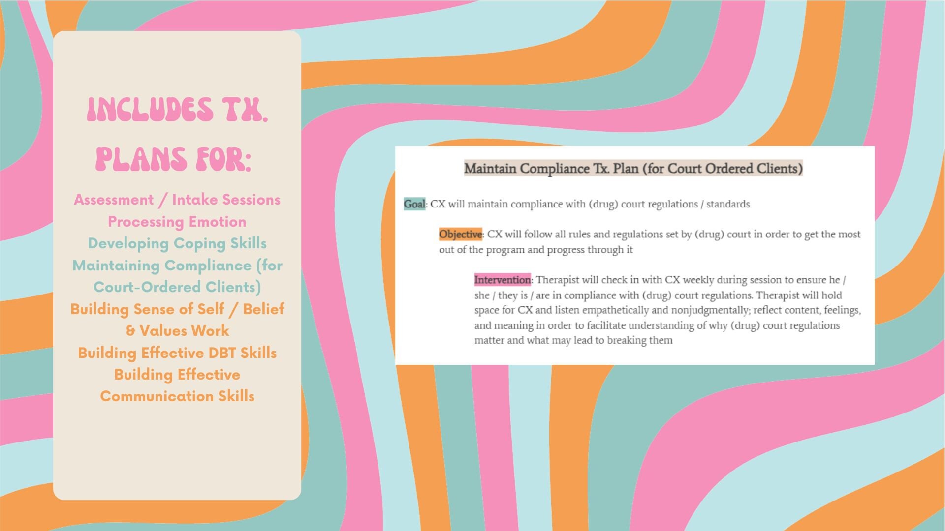 Notes & Tx. Plan Templates for the Busy Clinician - Etsy