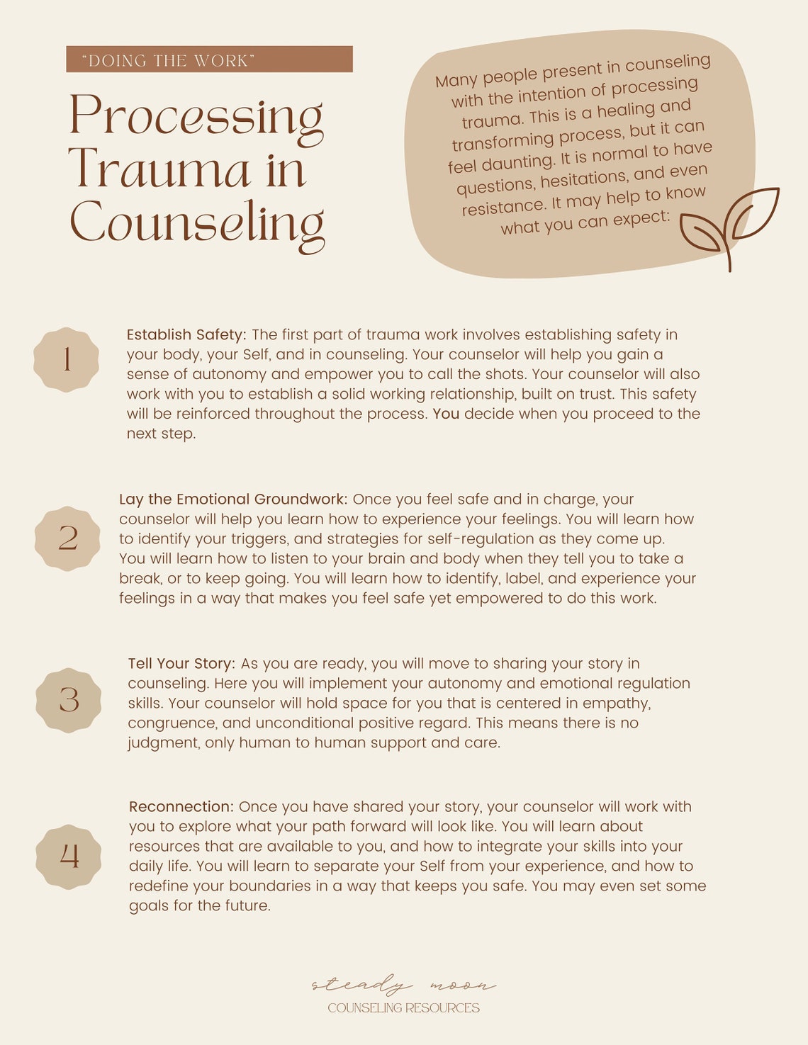 Trauma Processing Psychoed Sheet + BIRP Note Template - Etsy