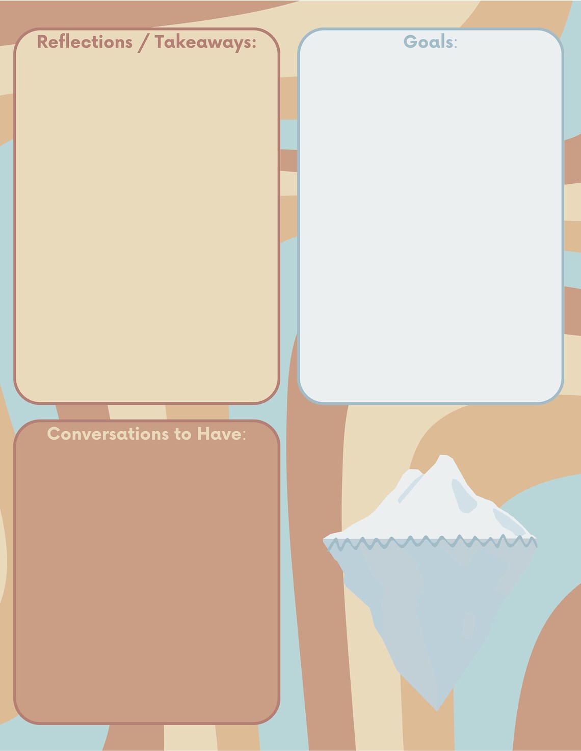 Anger Iceberg Psychoed + Processing Pack (includes BIRP Note Template ...