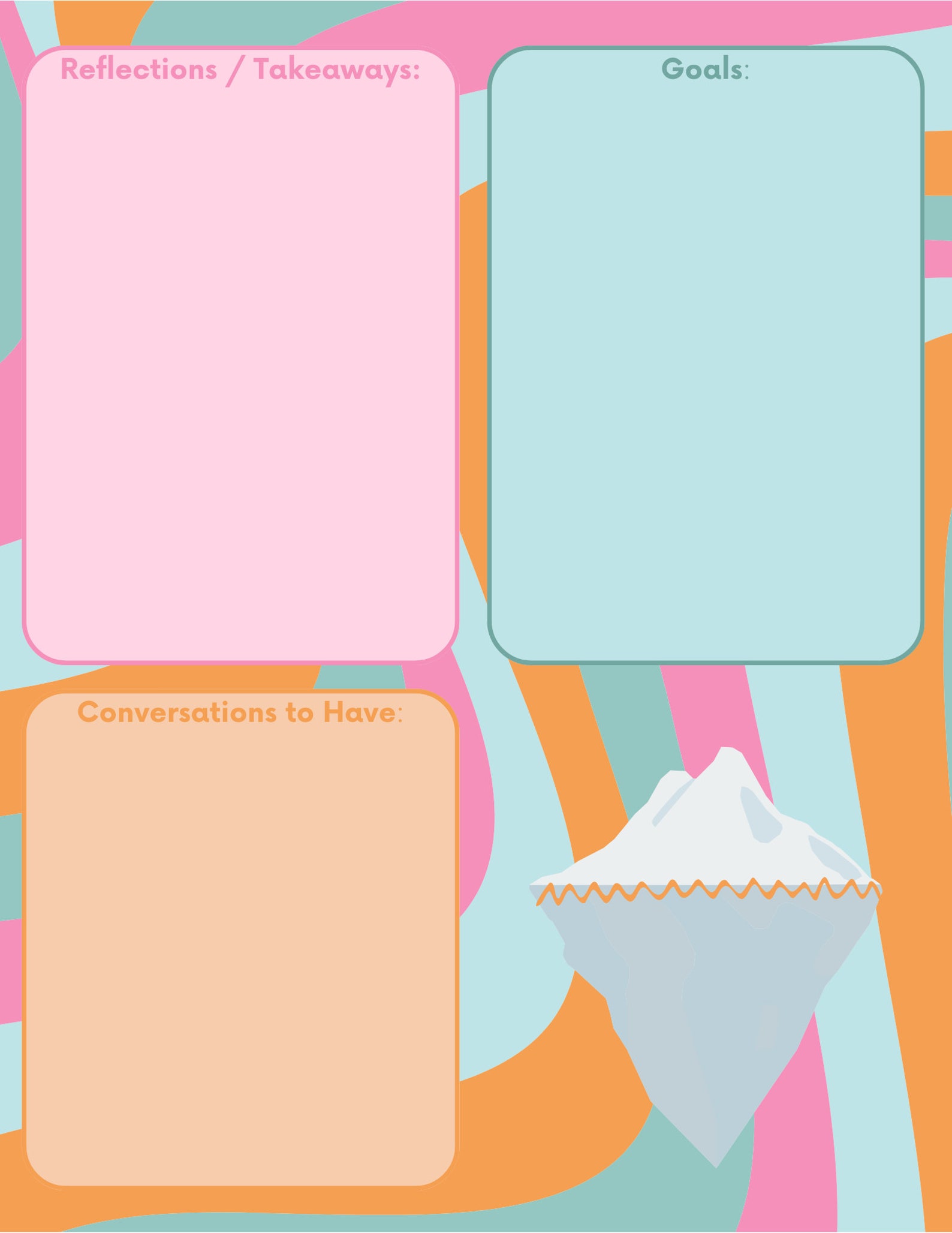 Anger Iceberg Psychoed + Processing Pack (includes BIRP Note Template ...