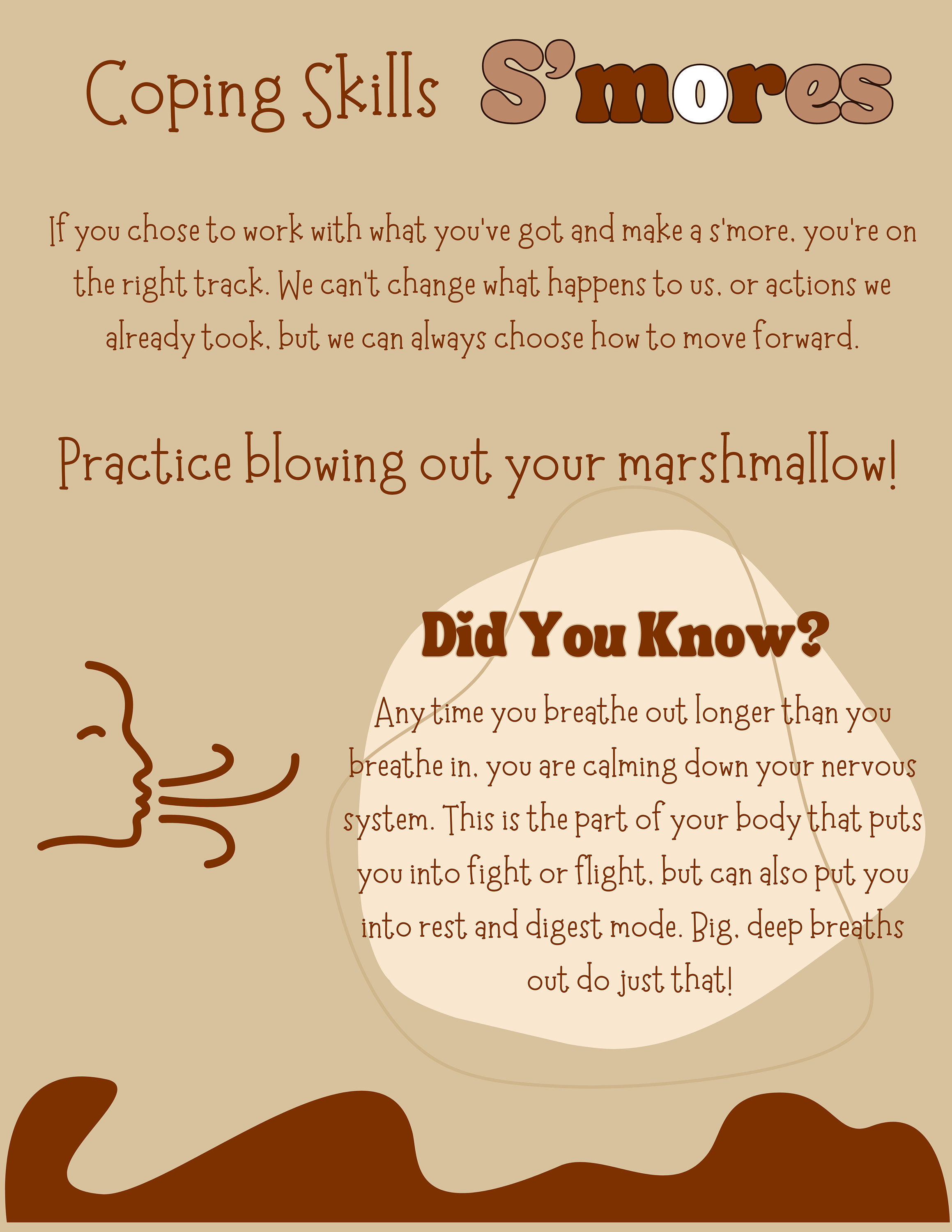 Coping Skills S'mores Activity (includes BIRP Note) - Etsy