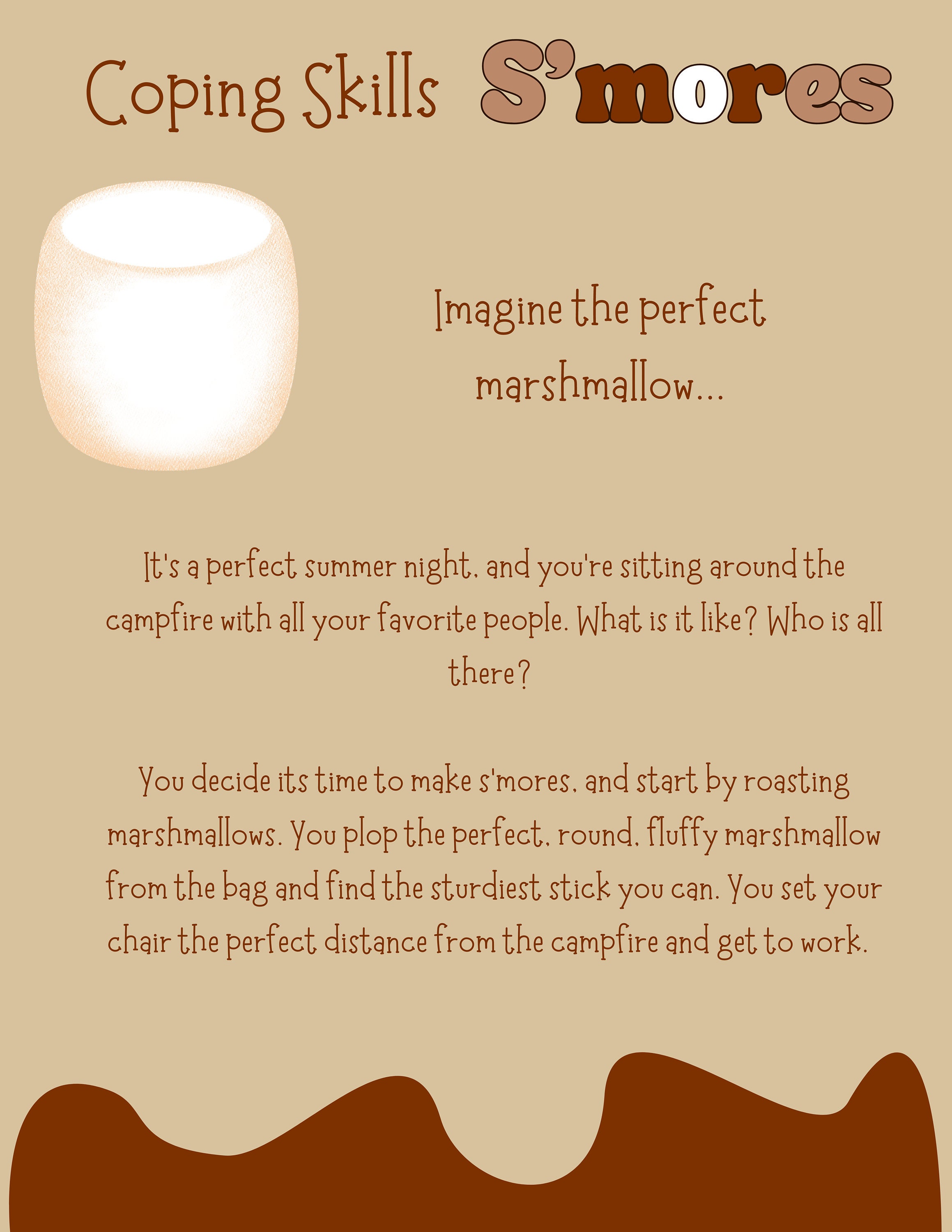 Coping Skills S'mores Activity (includes BIRP Note) - Etsy