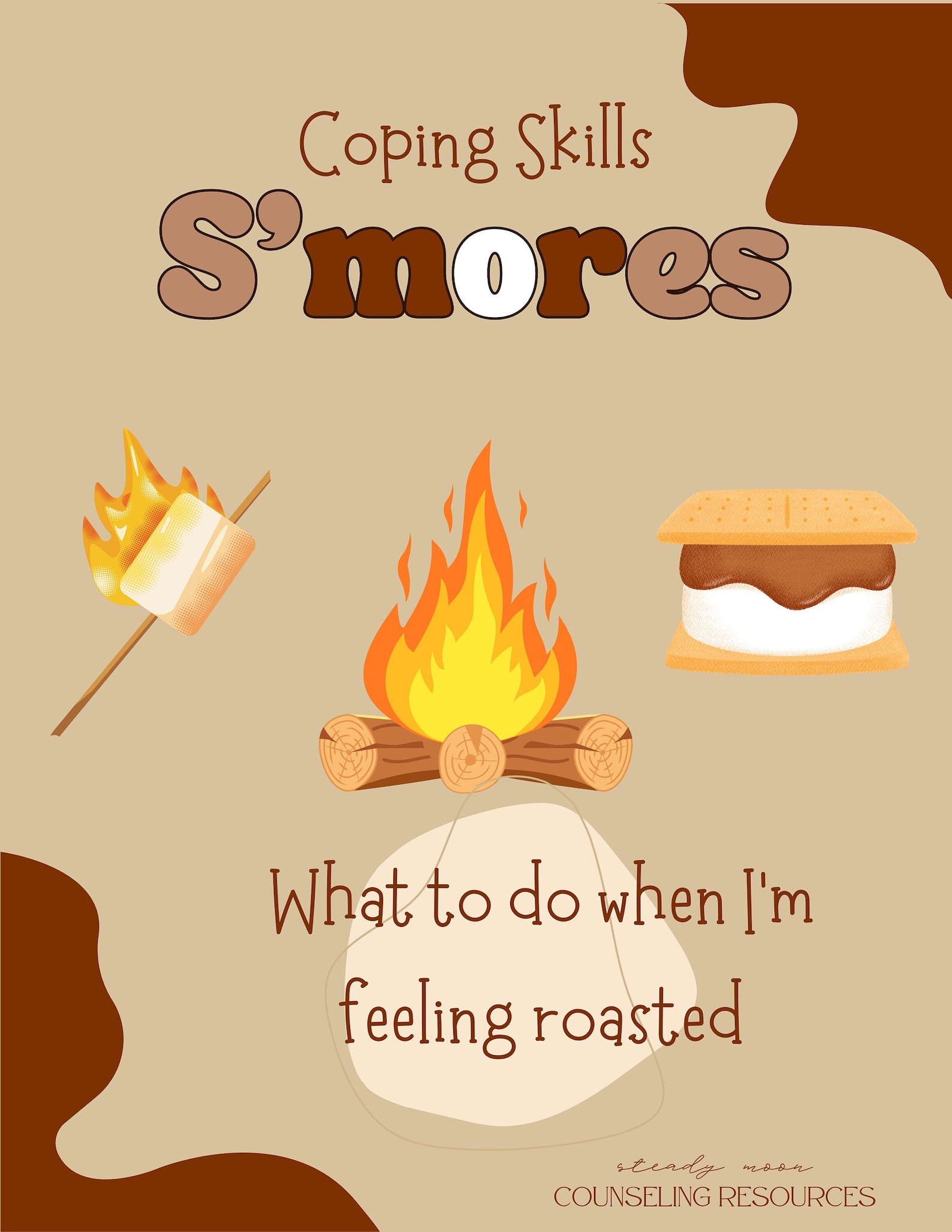 Coping Skills S'mores Activity (includes BIRP Note) - Etsy