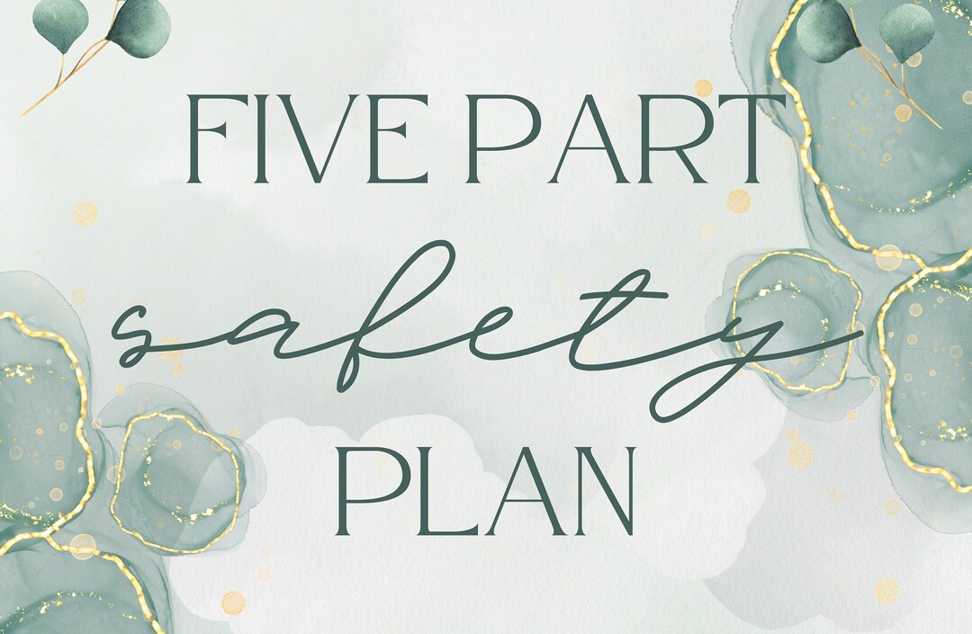 5 Part Safety Plan Template (includes BIRP Note!) - Etsy