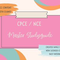 Fill-in Study Guide for the CPCE & NCE - Etsy