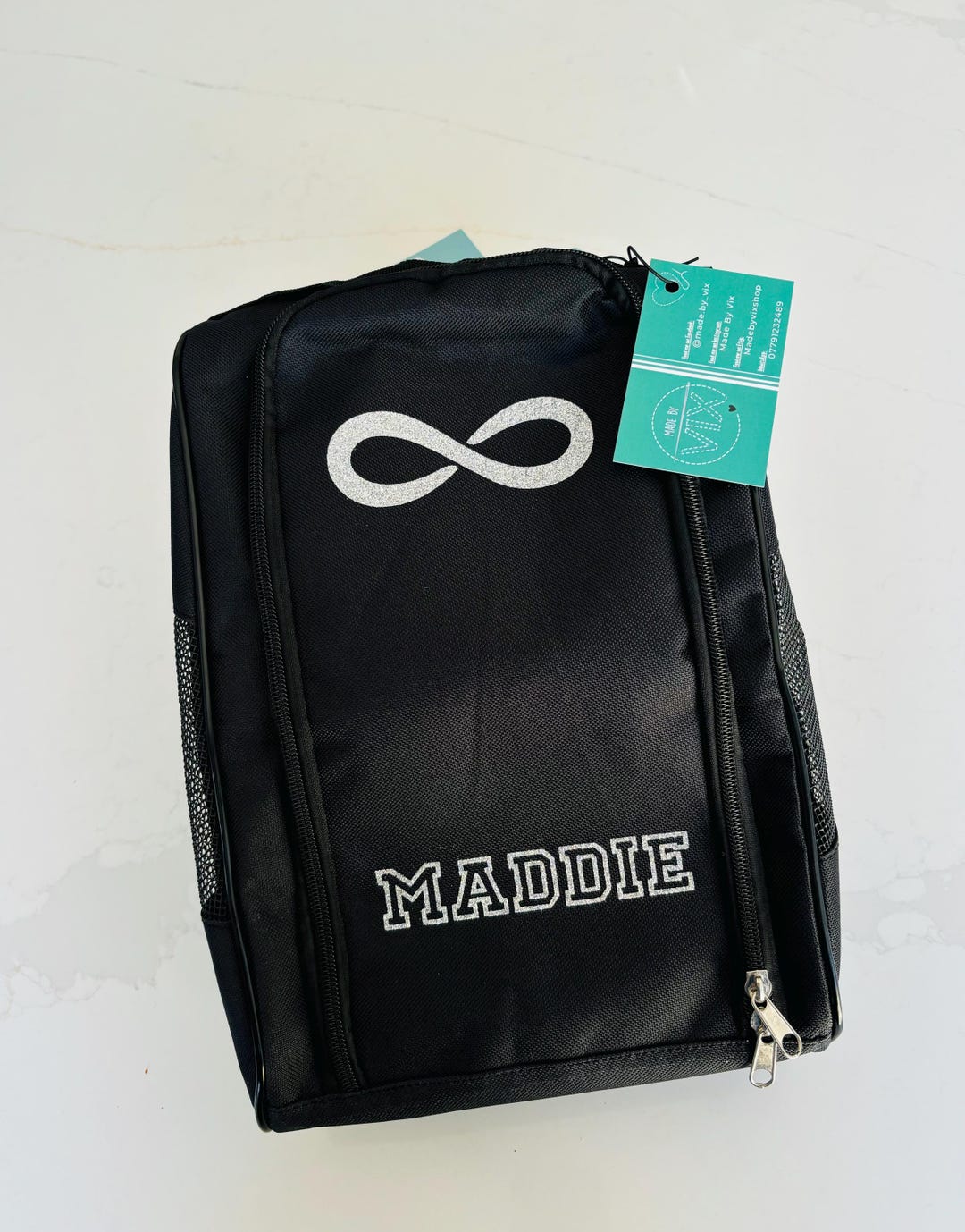 Cheerleader Infinity Style Bag. Cheer Shoe Bag. Cheerleader Shoes Bag ...