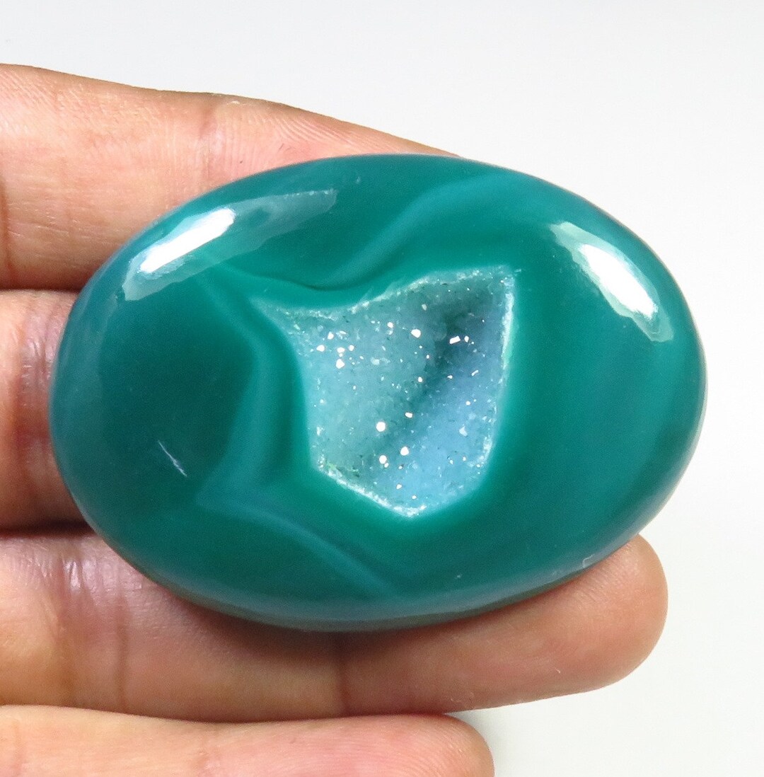 Green Onyx Window Cabs 47x34mm Natural Agate Geode Onyx - Etsy