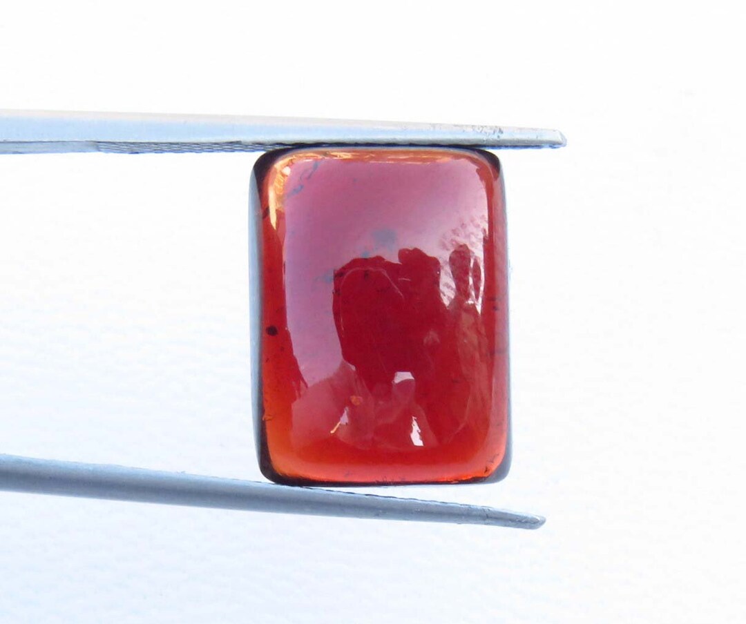 Red Garnet Cabochon, 14x11mm, Natural Mozambique Garnet Gemstone, 10 ...
