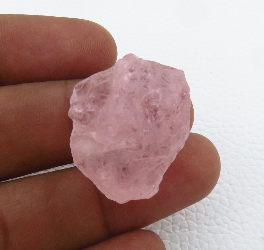 Pink Morganite Rough Gemstone, 26x20 Mm, 100% Natural Morganite Rough ...
