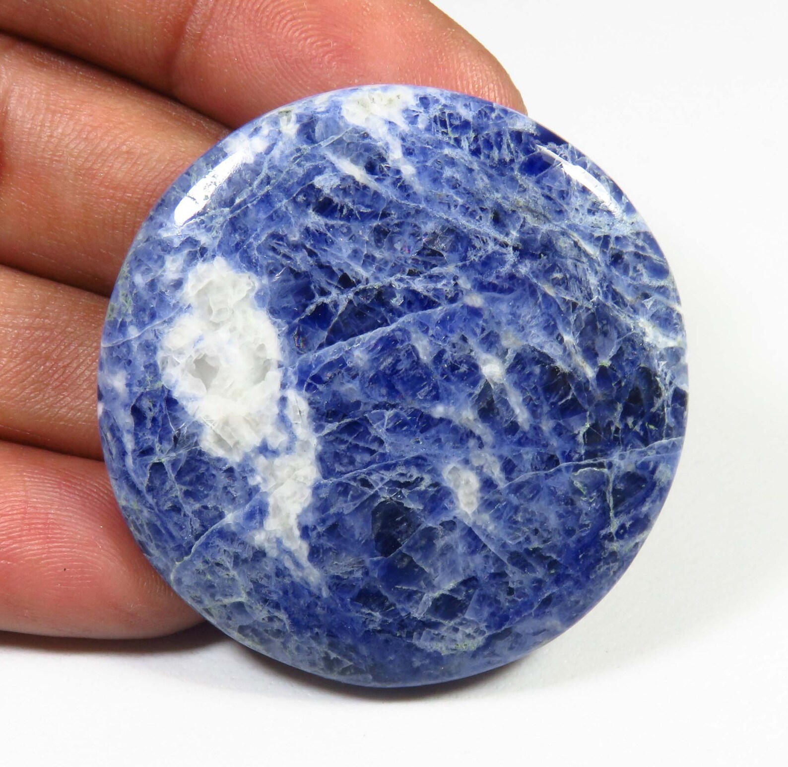 WONDERFUL Blue Sodalite Gemstone. Natural Sodalite Cabochon. | Etsy WONDERFUL Blue Sodalite Gemstone. Natural Sodalite Cabochon. | Etsy