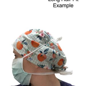 Jellyfish Ocean Sea Animals Navy Squid Long Hair Womens Unisex Surgical ...