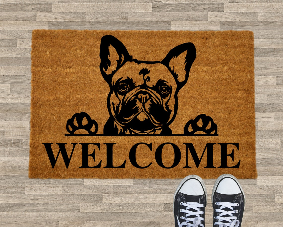 Custom Dog Doormat Personalized Dog Welcome Mat Dog Welcome | Etsy