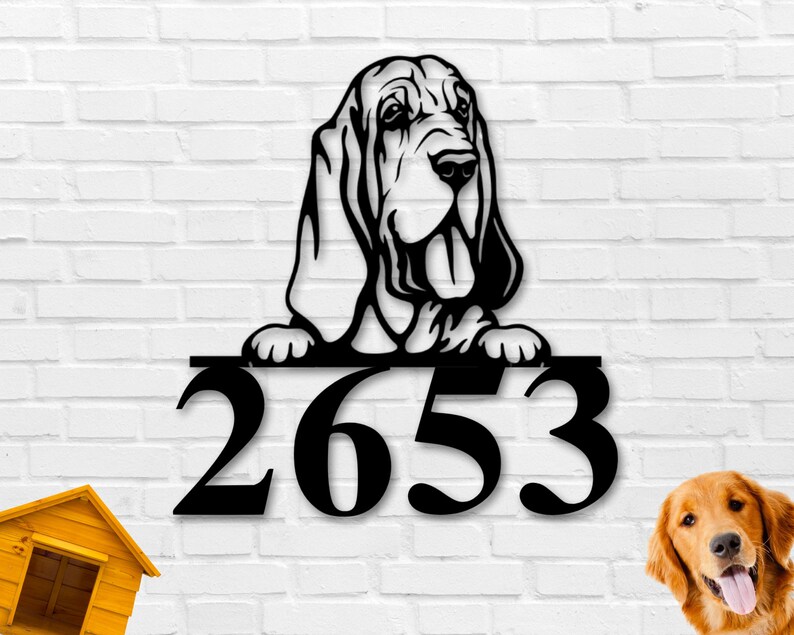 Bloodhound Dog Sign Bloodhound Metal Sign Bloodhound Name - Etsy