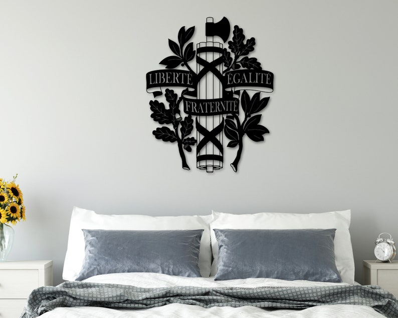 French Coat of Arms Metal Sign, Armoiries De France, France Family ...