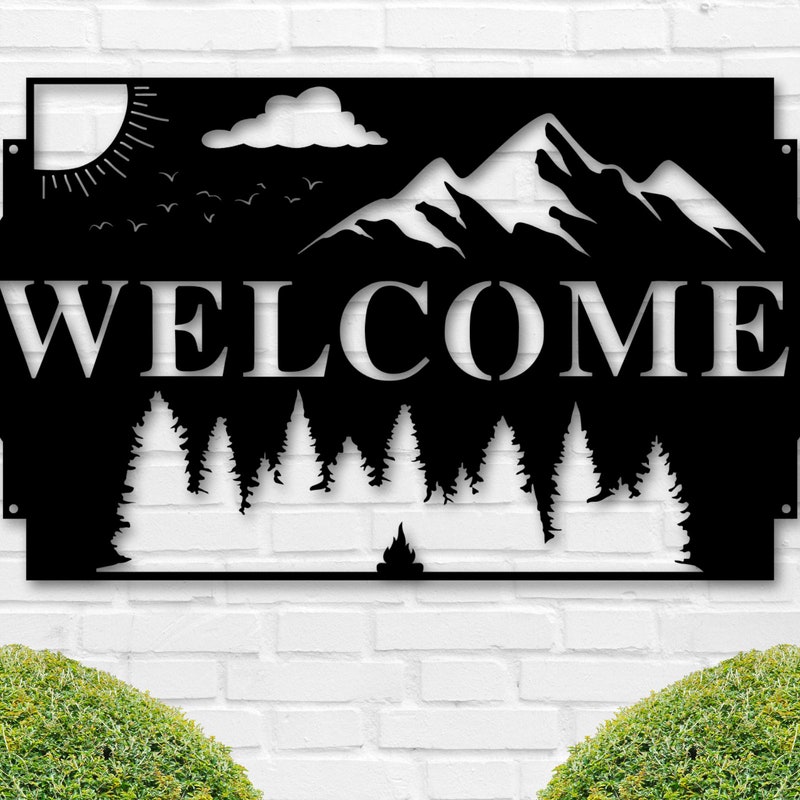 Outdoor Cabin Sign - Etsy