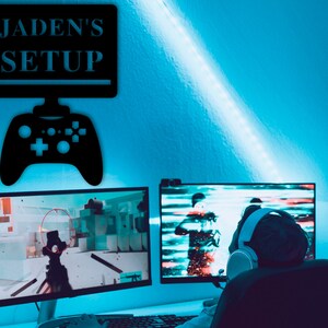 Gaming Room Metal Sign, Custom Gaming Sign, Personalized Gamer Sign, PC ...