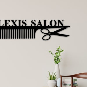 Hair Studio Sign, Custom Hair Salon Sign, Barber Shop Sign ...