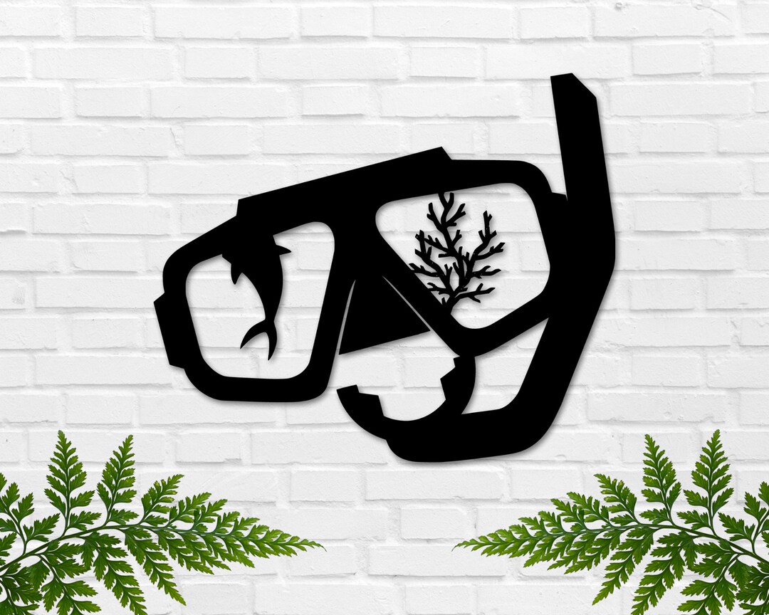 Scuba Diver Metal Sign, Nautical Wall Decor, Beach House Decor, Scuba ...