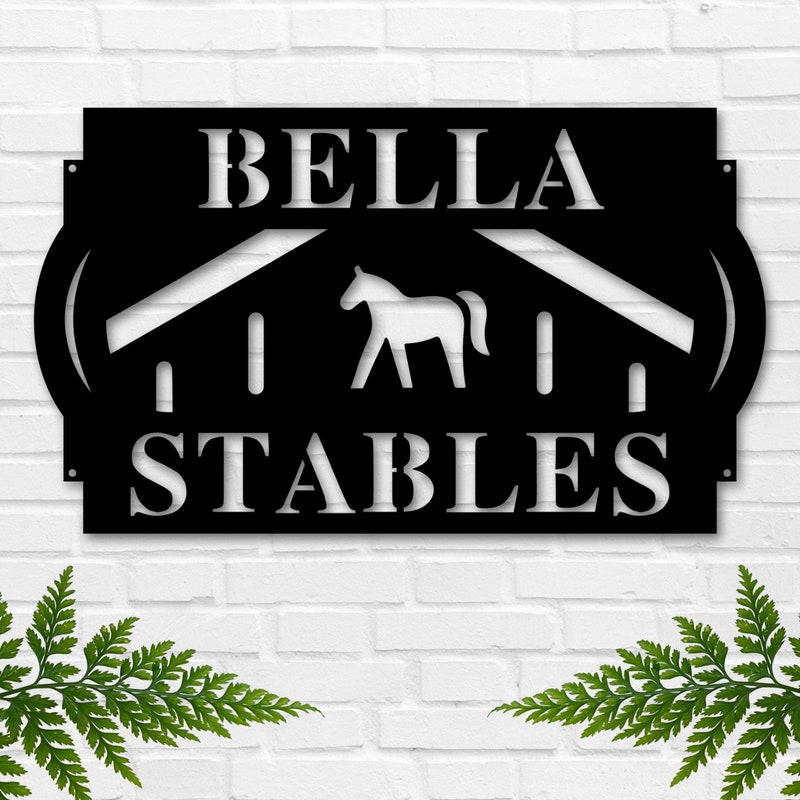 Horse Stable Sign - Etsy