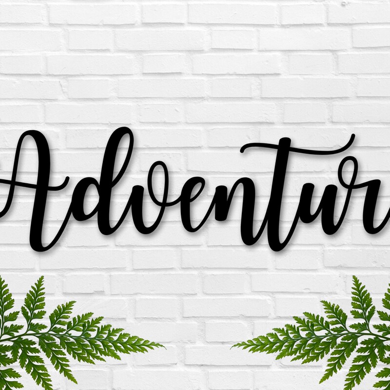 Adventure Metal Sign - Etsy