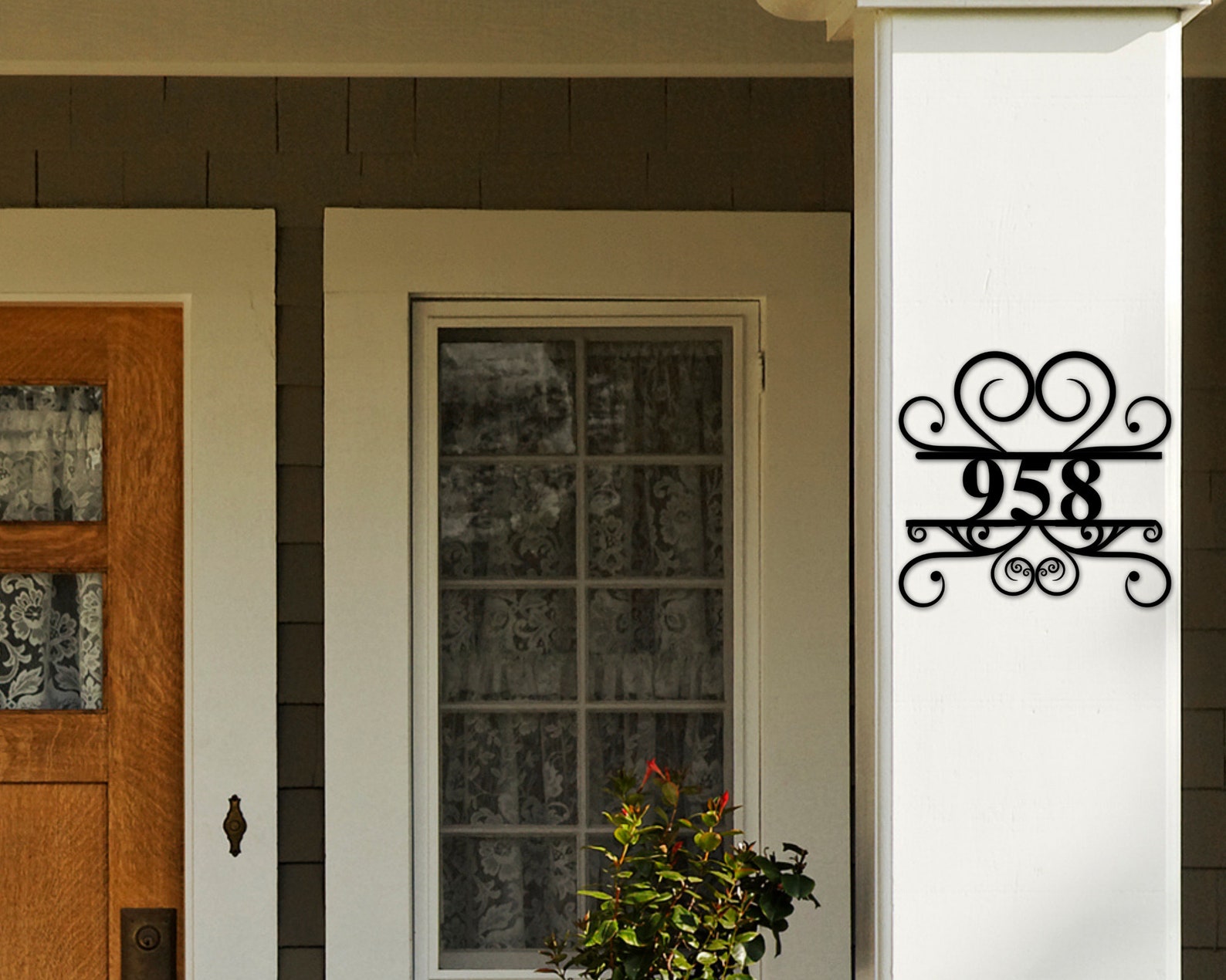 Address Sign Modern Address Sign Metal house numbers | Etsy