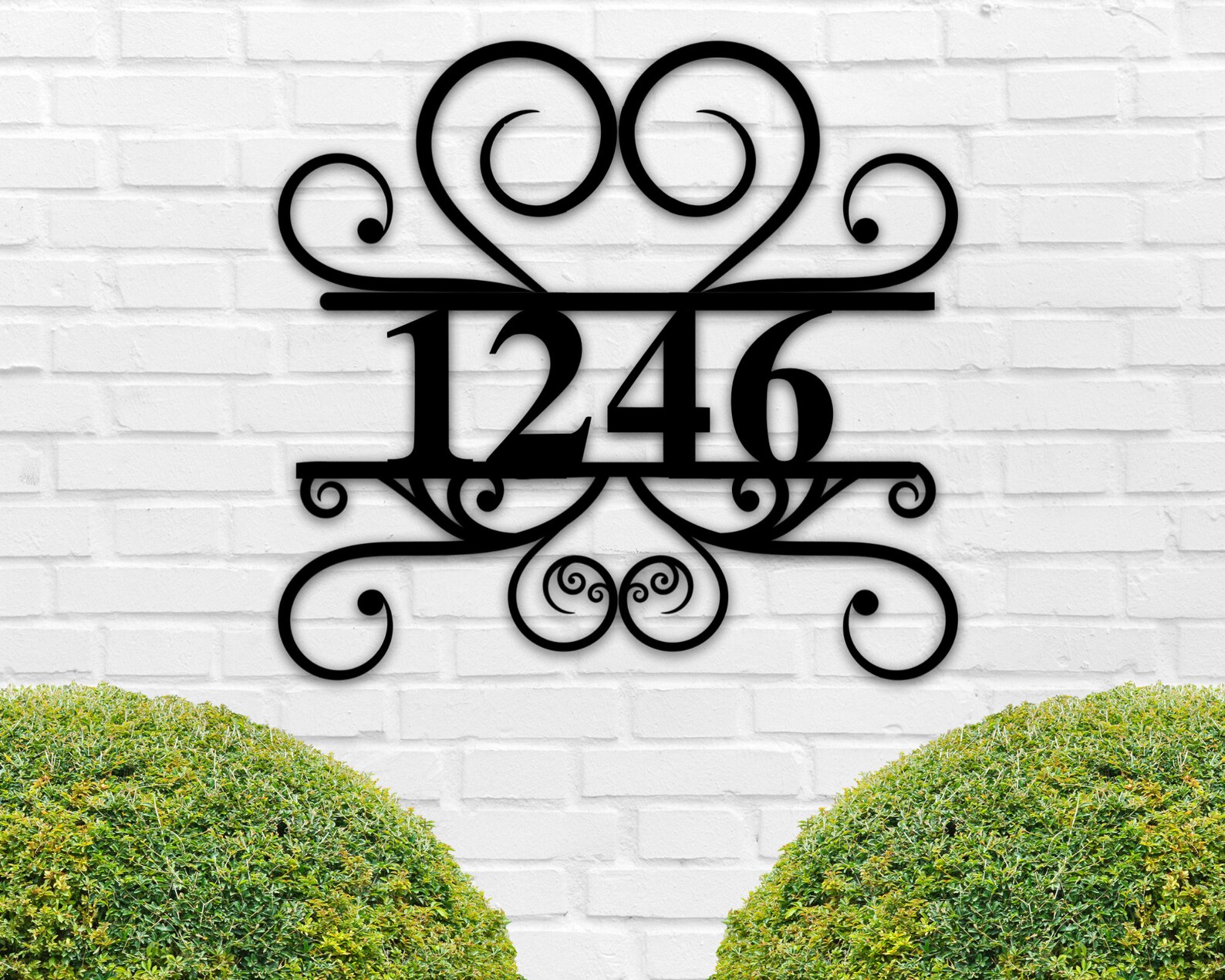 Address Sign Modern Address Sign Metal house numbers | Etsy
