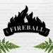 Fireball Metal Sign, Fireball Wall Art, Party Wall Decor, Unique Wall ...