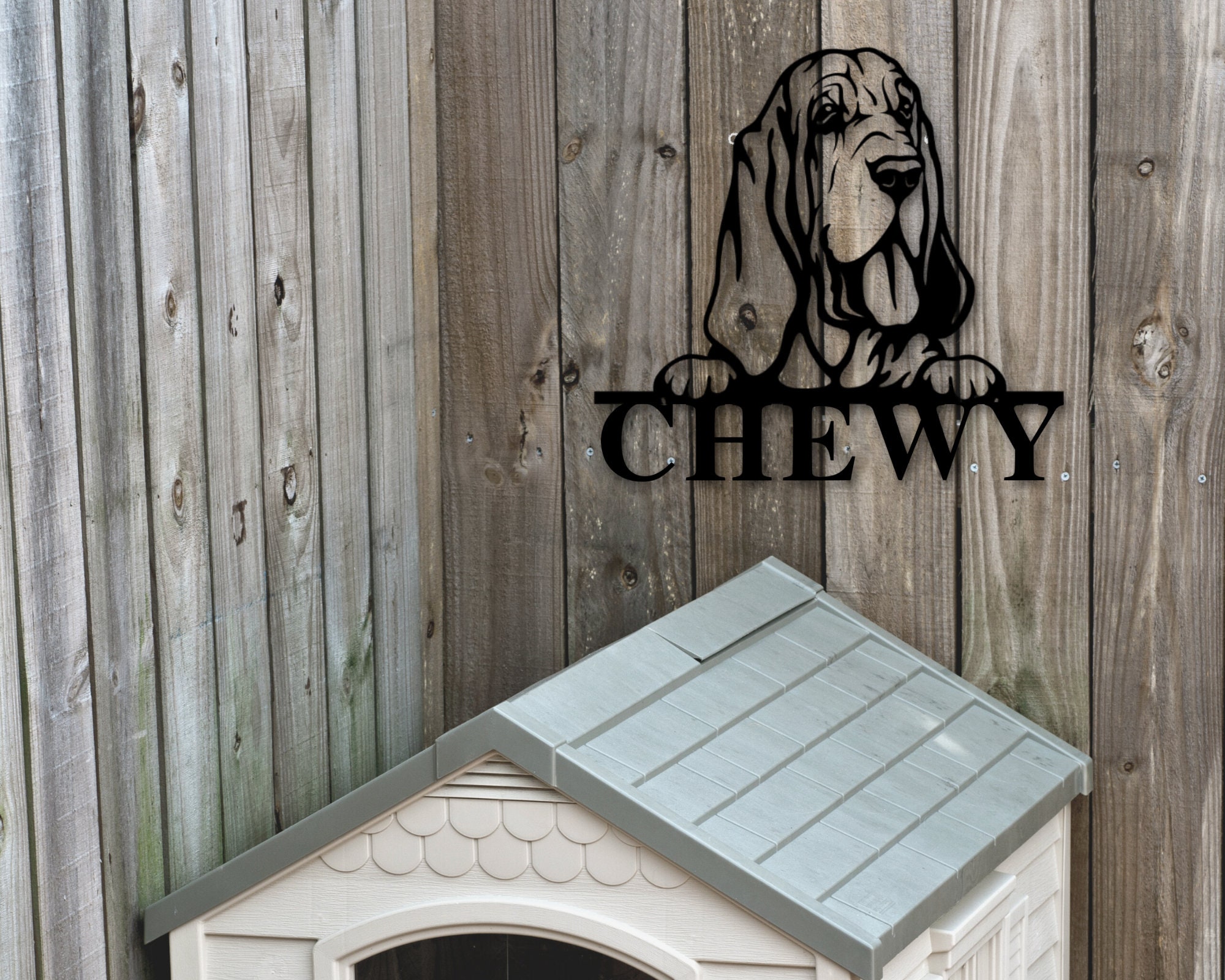 Bloodhound Dog Sign Bloodhound Metal Sign Bloodhound Name - Etsy