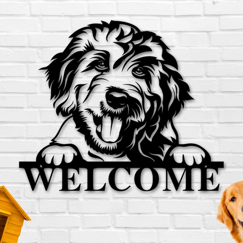 Dog Welcome Sign - Etsy