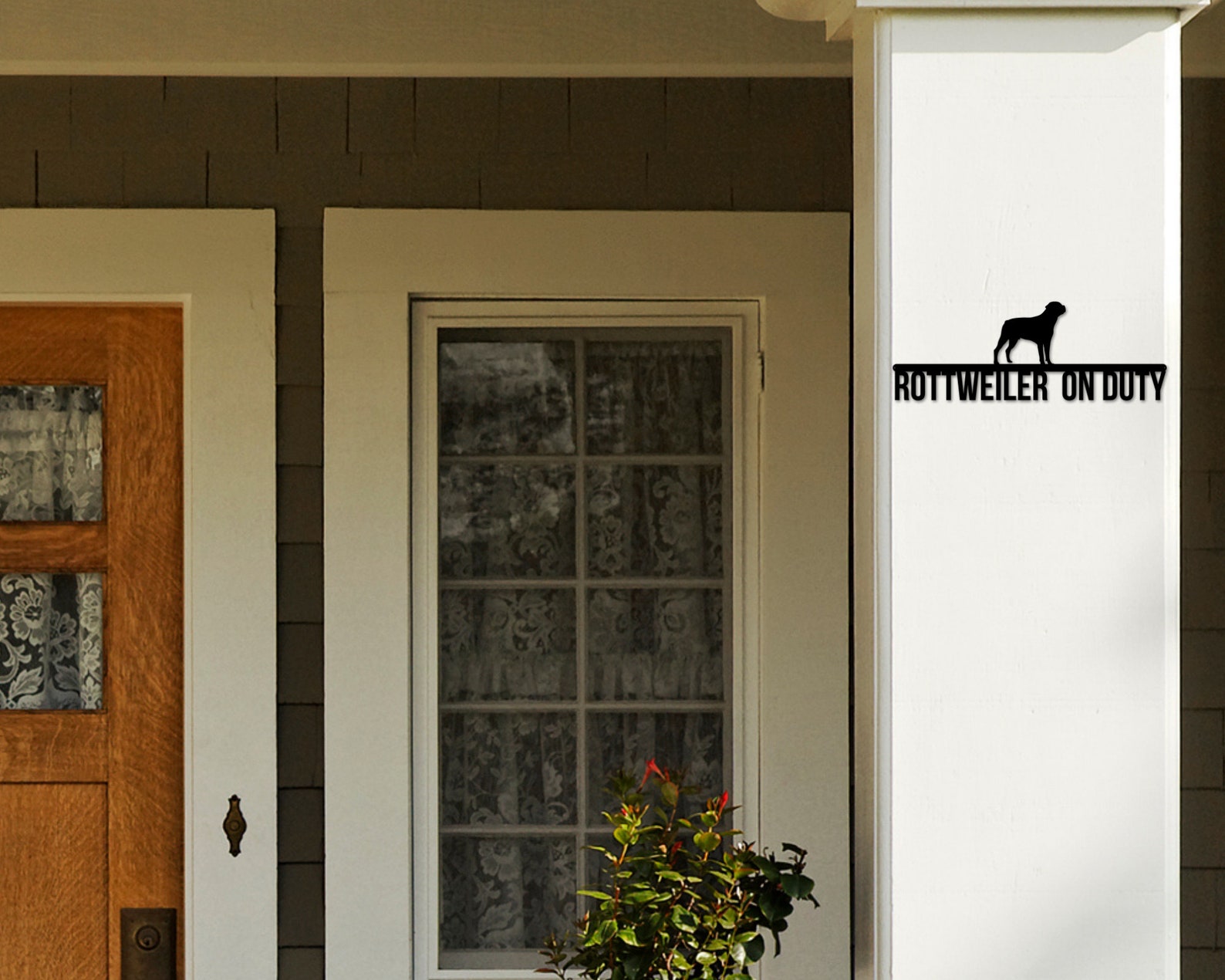 Rottweiler on Duty Rottweiler Metal Sign Dog Sign Dog Lover - Etsy