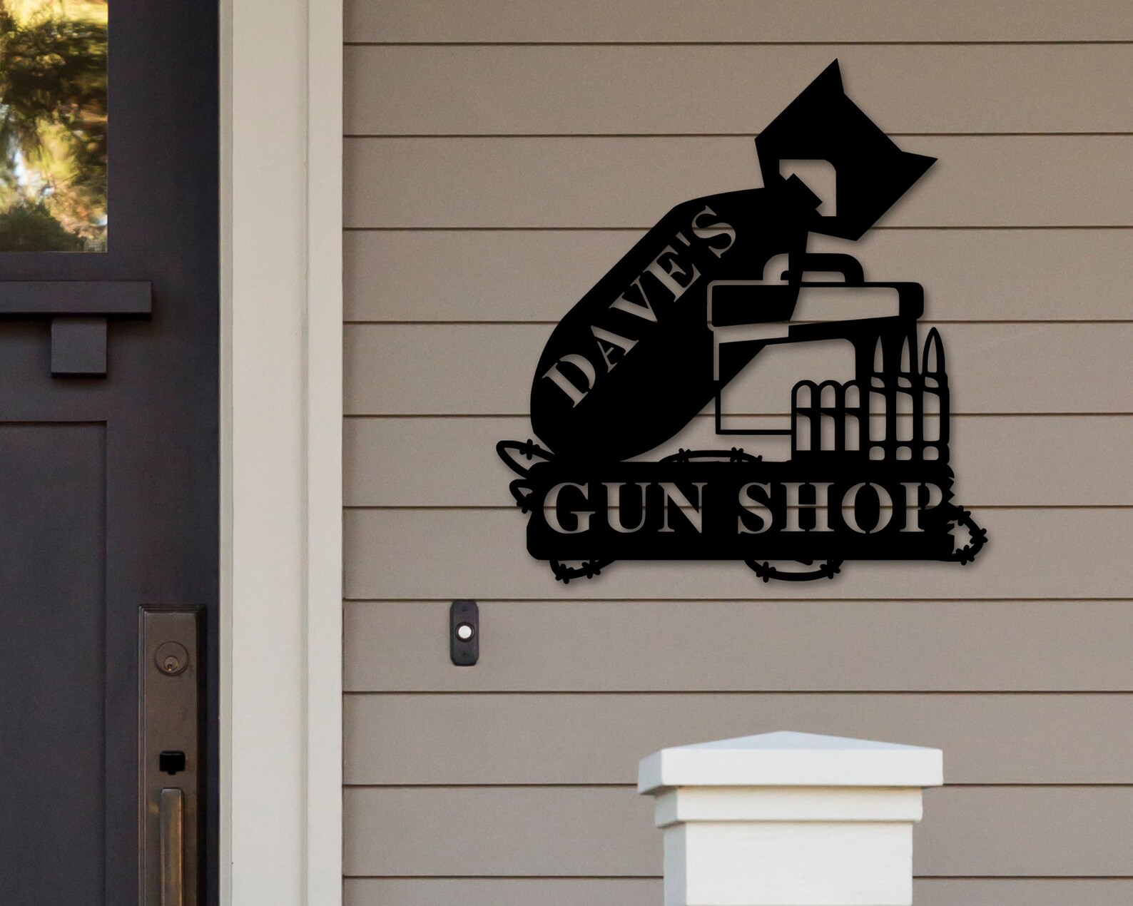 Armory Sign Personalized Gun Name Sign Gun Owner Gift 2nd - Etsy