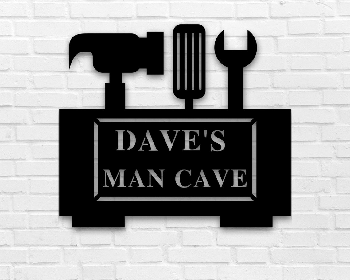 Custom Metal Man Cave Sign Man Cave Decor Man Cave Metal - Etsy
