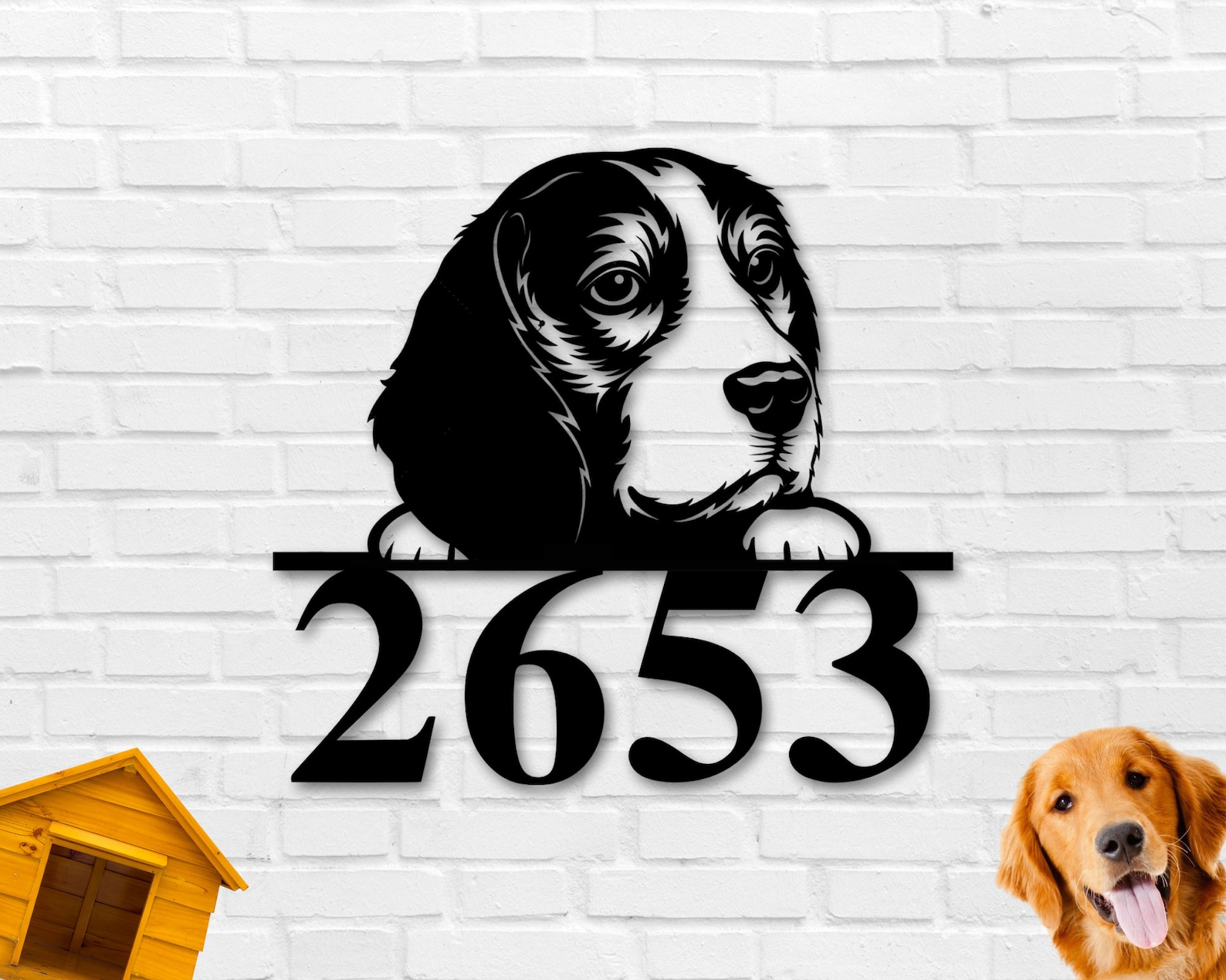 Beagle Dog Sign Beagle Metal Sign Beagle Name Sign Pet Name - Etsy