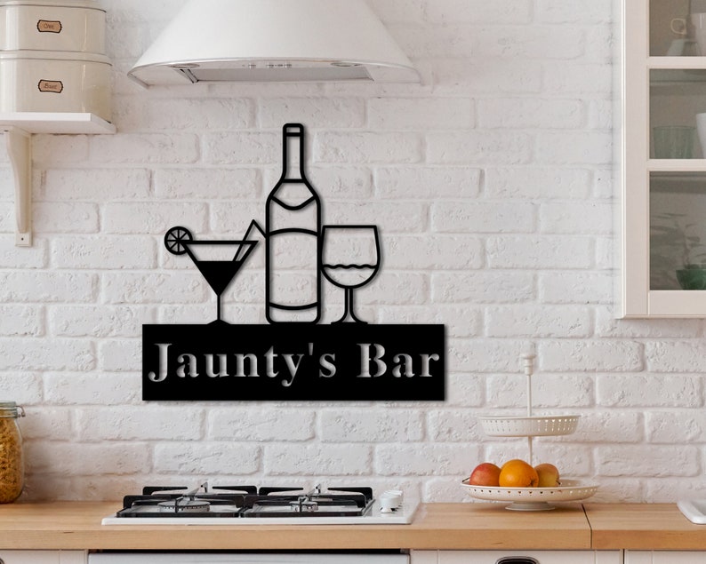 Personalized Metal Bar Sign Custom Metal Sign Outdoor Man - Etsy