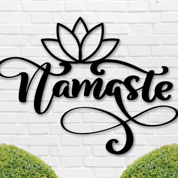 Namaste Sign - Etsy