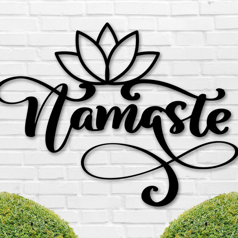 Namaste Sign - Etsy