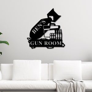 Armory Sign, Gun Room Sign, Gun Shop Sign, Shooting Range Sign ...